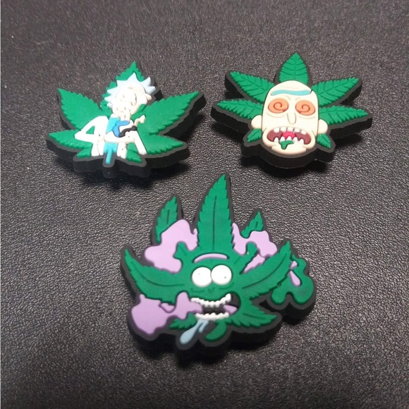 CROCS | Jewelry | Stoner Rick And Morty Croc Charm Set | Poshmark